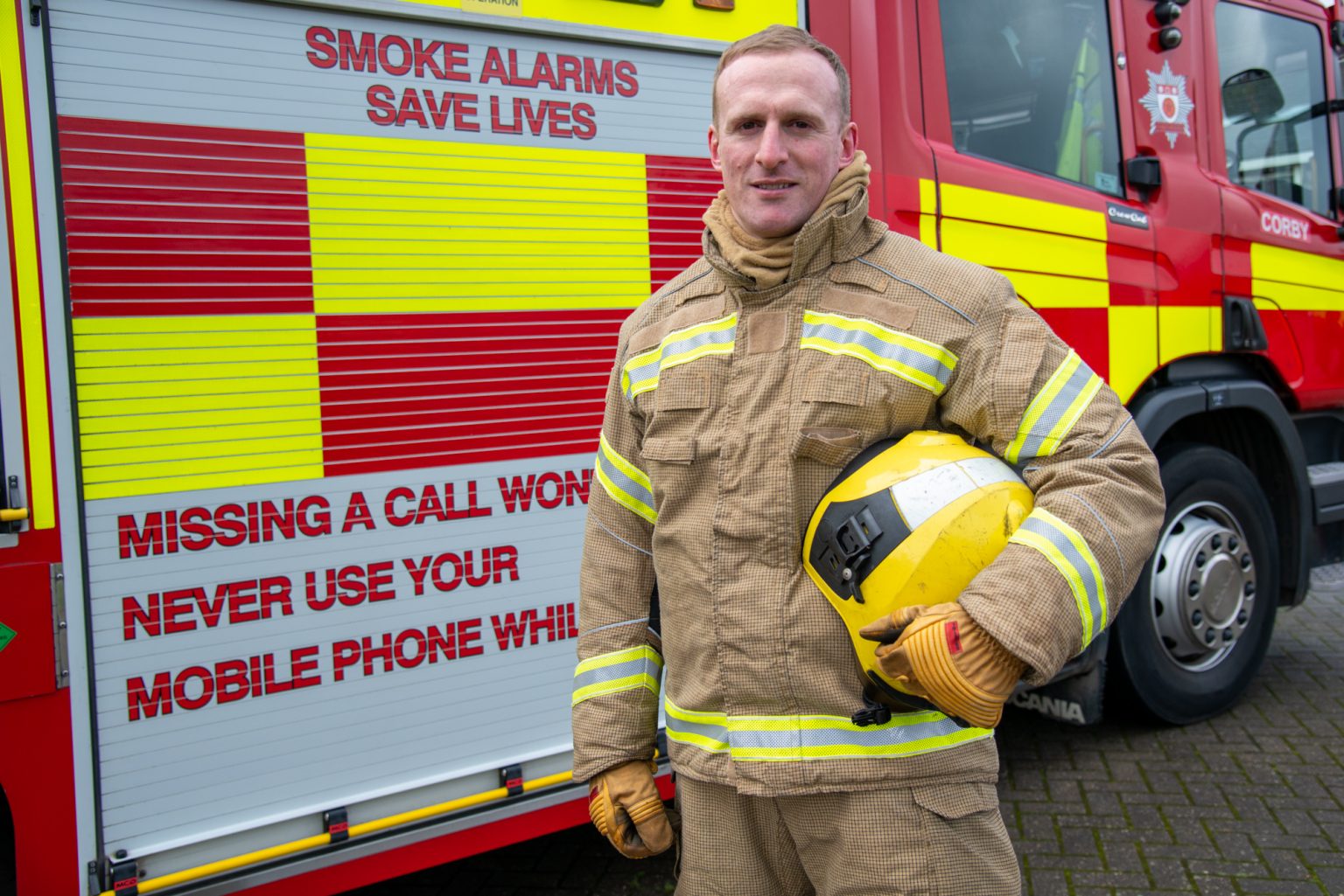 Injured firefighter returns to work more than a year after collision ...